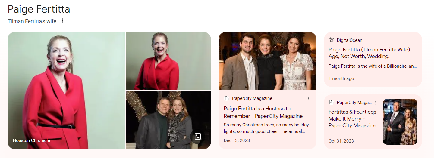 Paige Fertitta (Tilman Fertitta Wife): Bio, Age, Parents, Children and ...